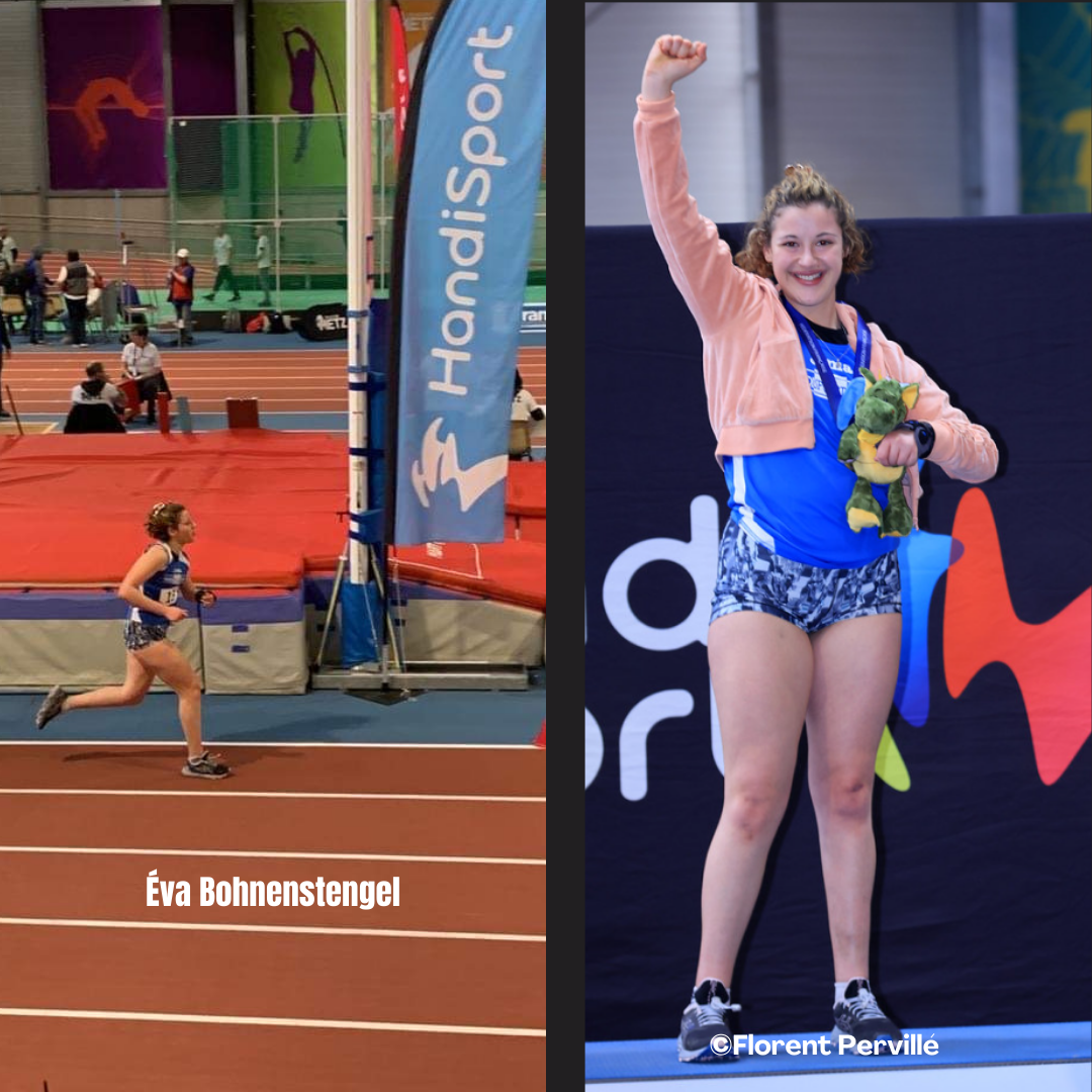 Eva Bohnenstengel championne de France 1 500m - HandiSport Béziers